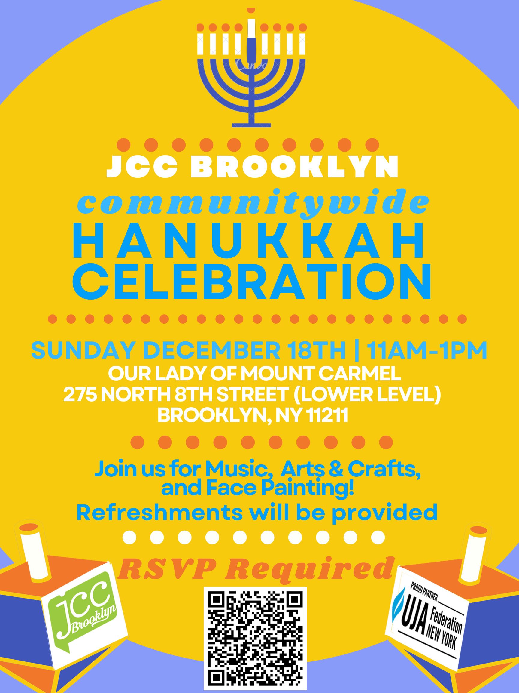 Hanukkah Celebration - JCC Brooklyn North Williamsburg